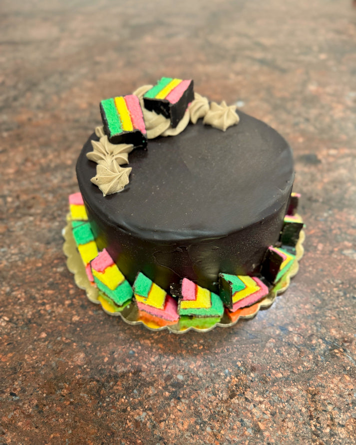 Tricolor Cookie Rainbow Layered Cake – Rispoli